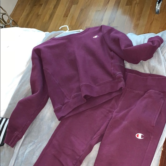 Champion | Sweaters | Womens Champion Sweat Suit | Poshmark